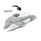 Patchwork Pet Plush Dog Toys Dolphin Nautical Toy 10 Inches